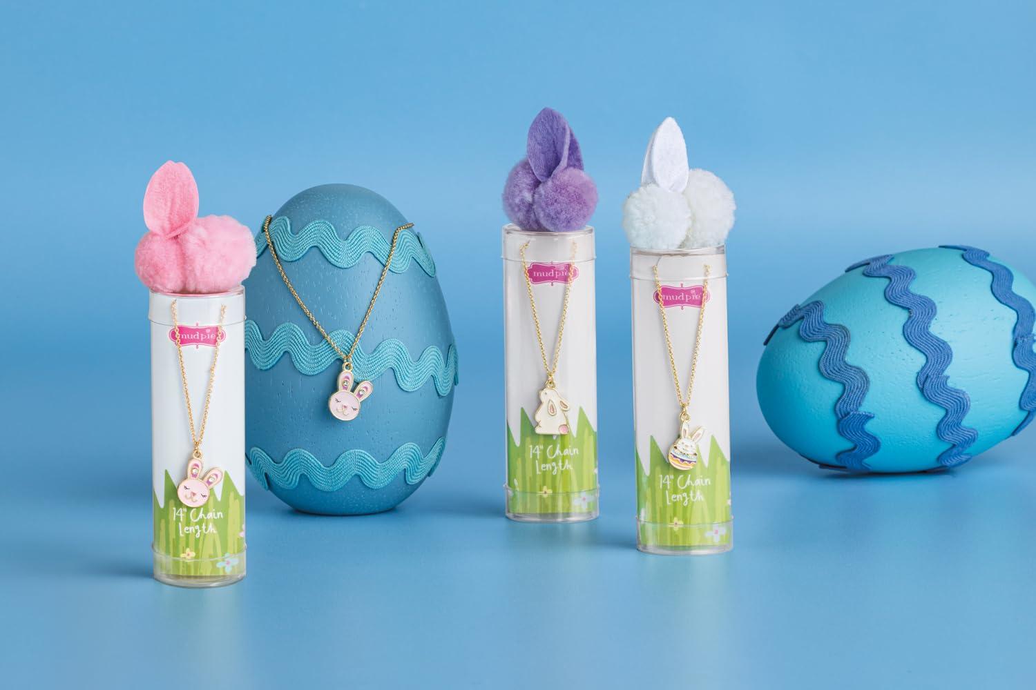 Mud Pie Pink Easter Tube Necklace(PURPLE) - Mud Pie