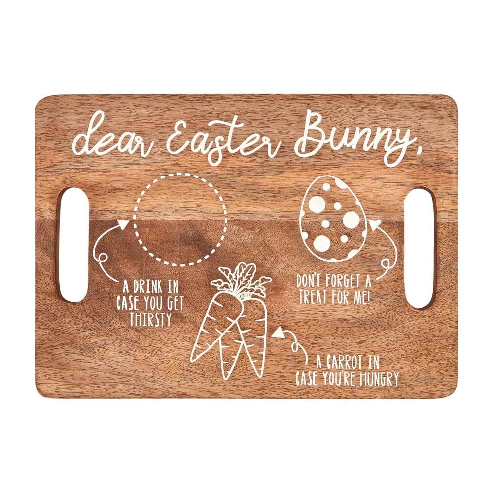 Mud Pie Easter Bunny Treat Tray, 7 3/4″ x 10 3/4 - Mud Pie